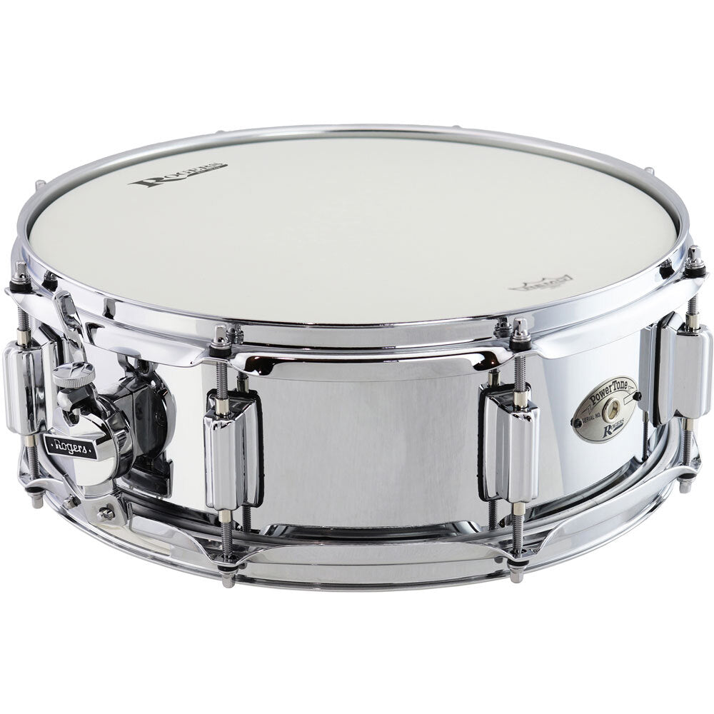 Rogers PowerTone Series Steel Shell Snare Drum Chrome - 14" x 5 ...